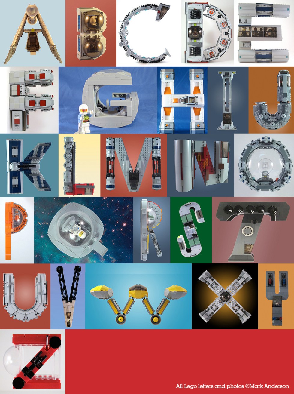 Lego Spaceship Alphabet | CollabCubed