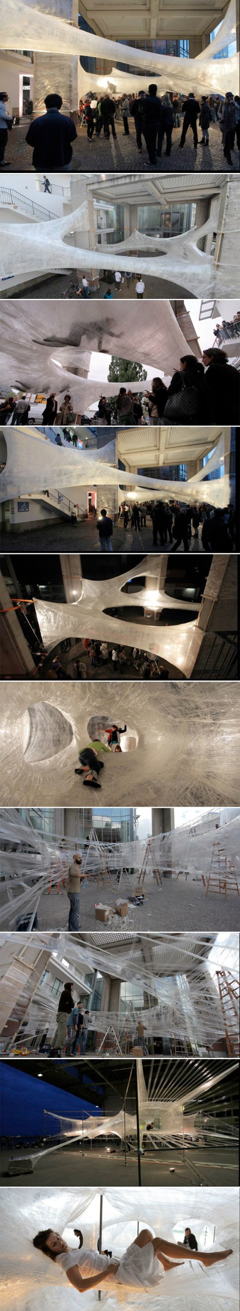 For Use: Packing Tape Installations | CollabCubed