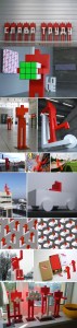 Pprofessors: Red People Art-Constructor | CollabCubed